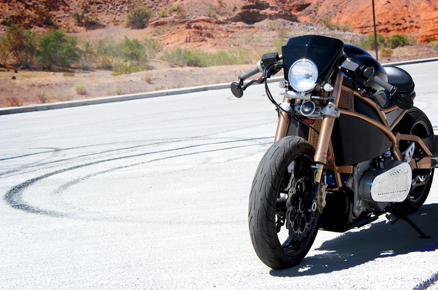 Brutus Electric Motorcycles - Brutus Café - ÆM - All Electric Motorcycle