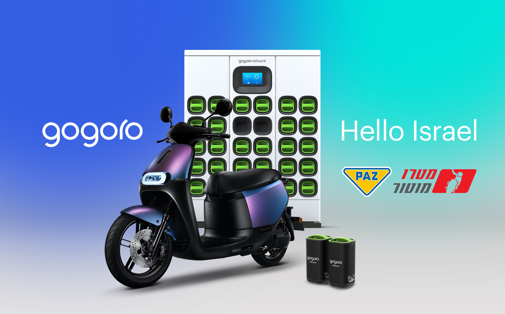 Gogoro To Launch In Israel This Summer - ÆM - All Electric Motorcycle